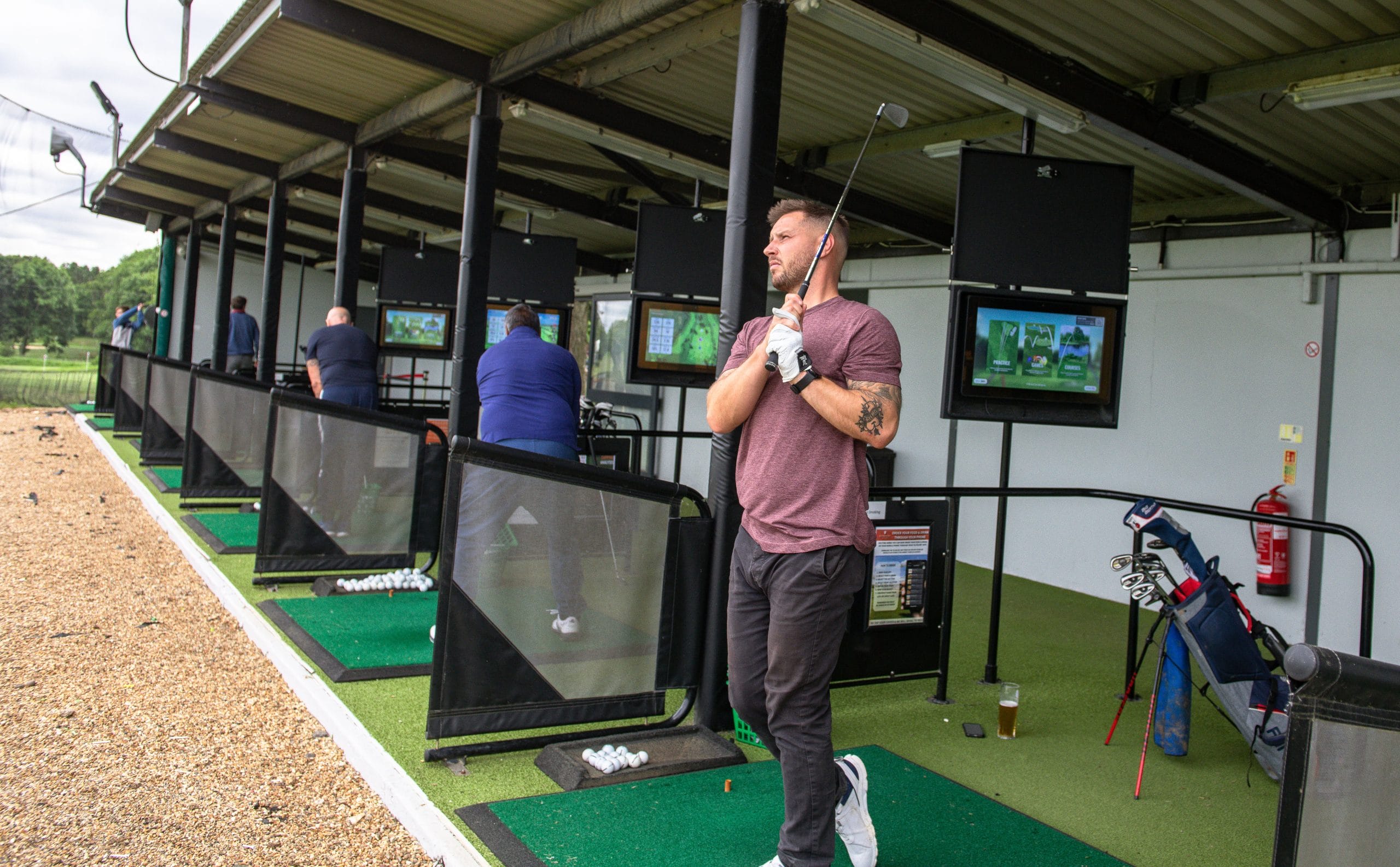 Trackman Driving Range In Harpenden | Redbourn Golf Club