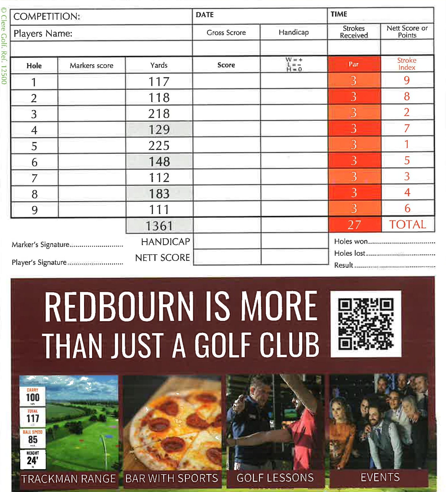 Our Courses | Redbourn Golf Club